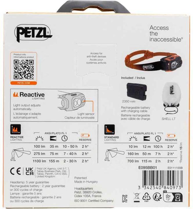Petzl Swift RL (1100 lm) - kaufen bei Digitec