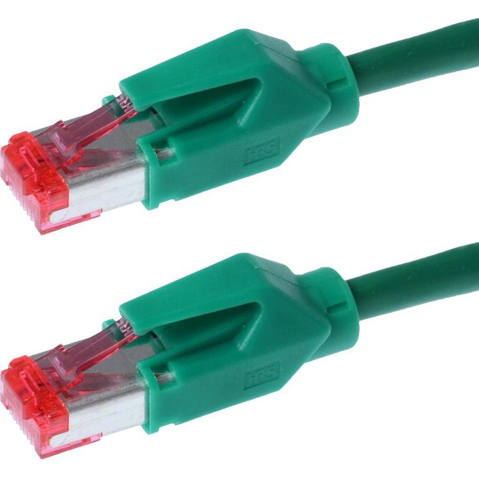 Helos Draka Patchkabel S/FTP Cat 6a HQ TM21 (EIA/TIA) grün 10,0m - Digitec