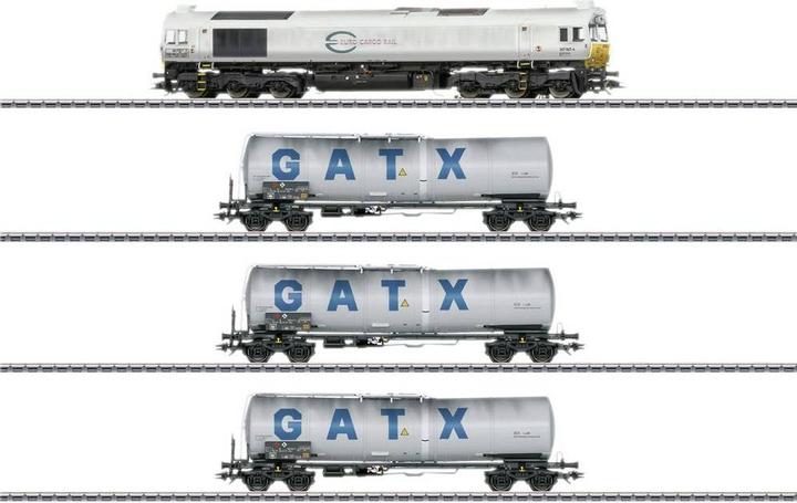 Märklin 26077 H0 Zugset Class 77 Kerosin Transport der GATX Rail ...