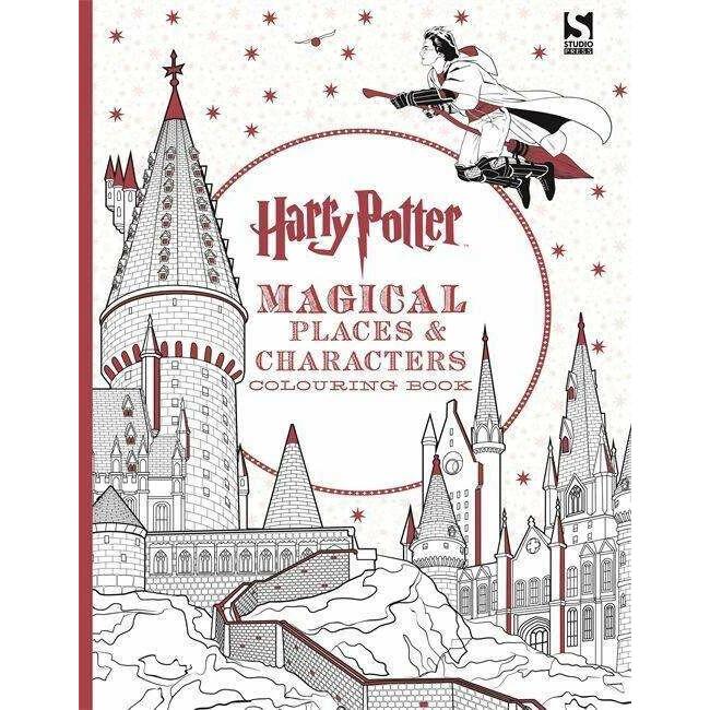 Bonnier Harry Potter Magical Places and Characters Colouring Book - Galaxus