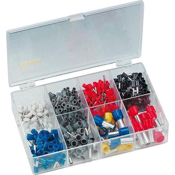Westfalia Wire end ferrule set, 450 pieces, according to DIN colour ...