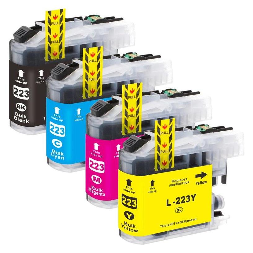 Hermex Cartuccia d'inchiostro alternativa alla Brother LC-223 CMYK XL ...
