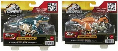 Jurassic World JW Fierce Changers Double Dangers sort. - Galaxus