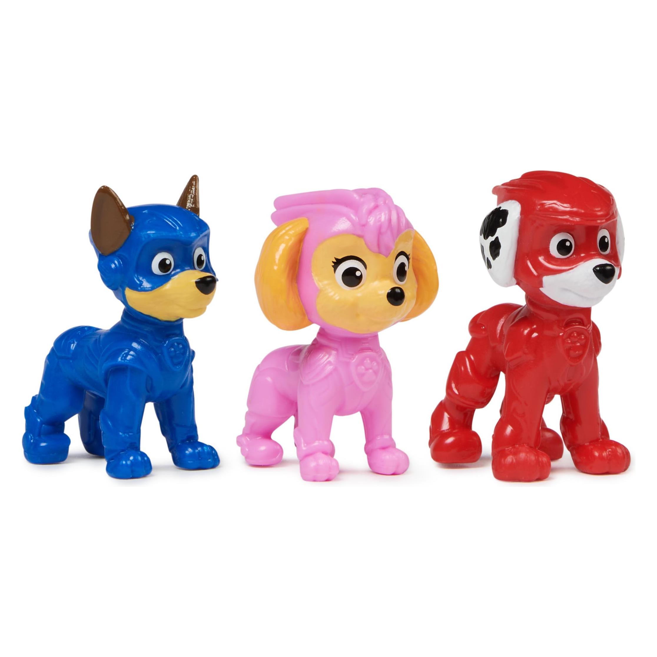 Spin Master Paw Patrol: The Mighty Movie, 3-delige Pup Squad Figurine ...