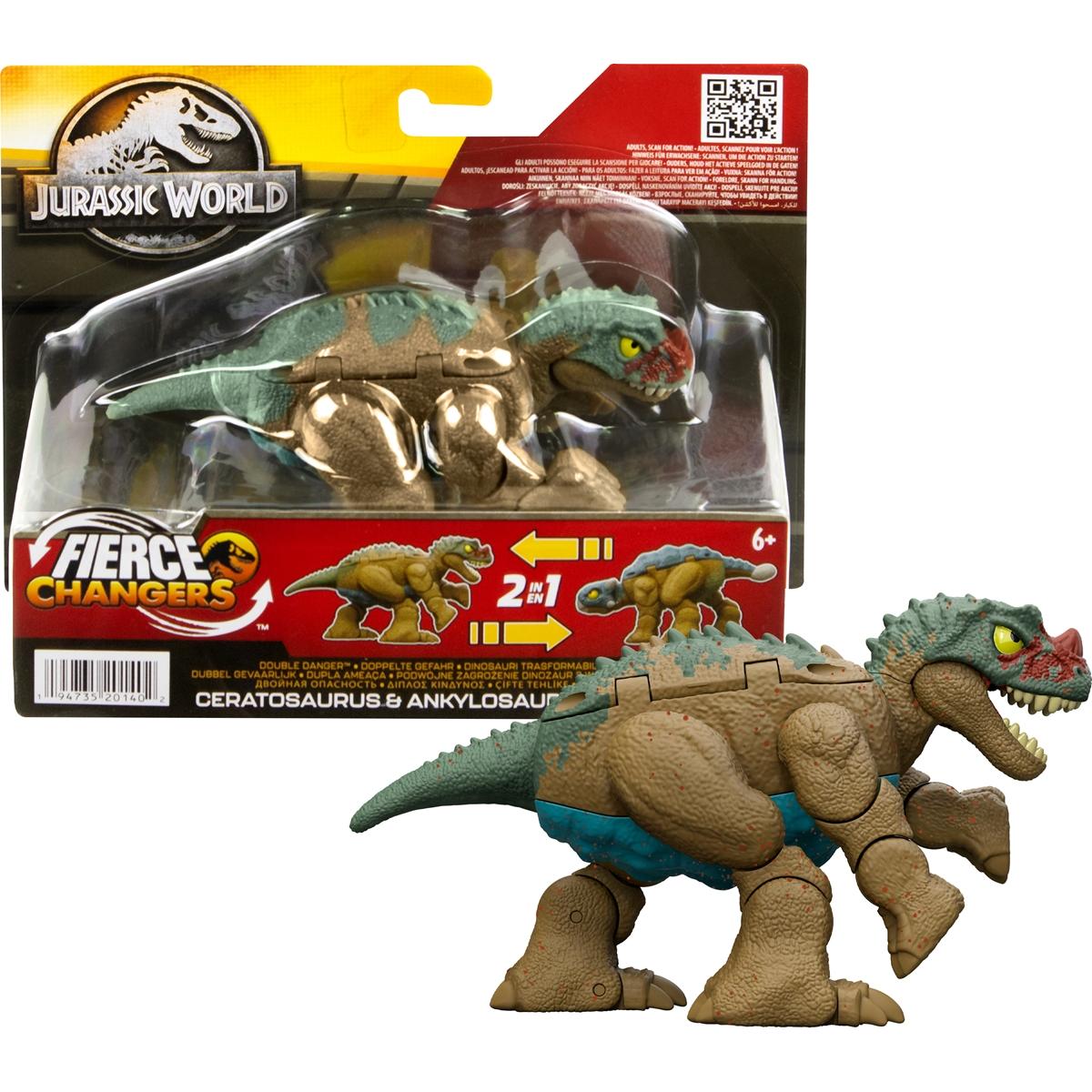 Jurassic World JW Fierce Changers Double Dangers sort. - Galaxus