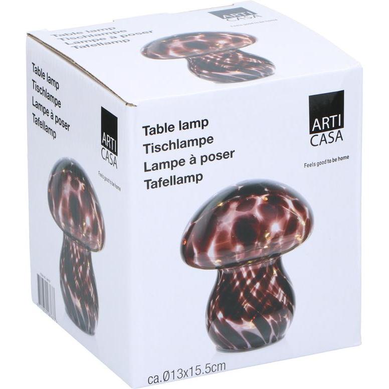 Arti Casa Tischlampe Pilz Glas 2as - kaufen bei Digitec
