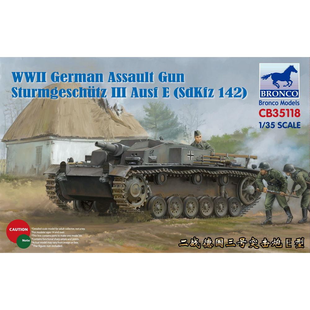 Bronco WWII German Assault Gun Sturmgeschütz III Ausf E (SdKfz 142 ...