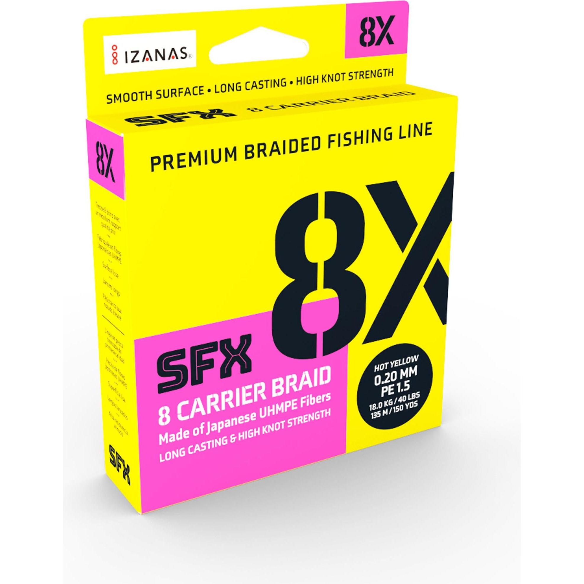 Sufix 8x SFX Carrier Braid – 300m (20 kg, 0.23 mm) - Galaxus