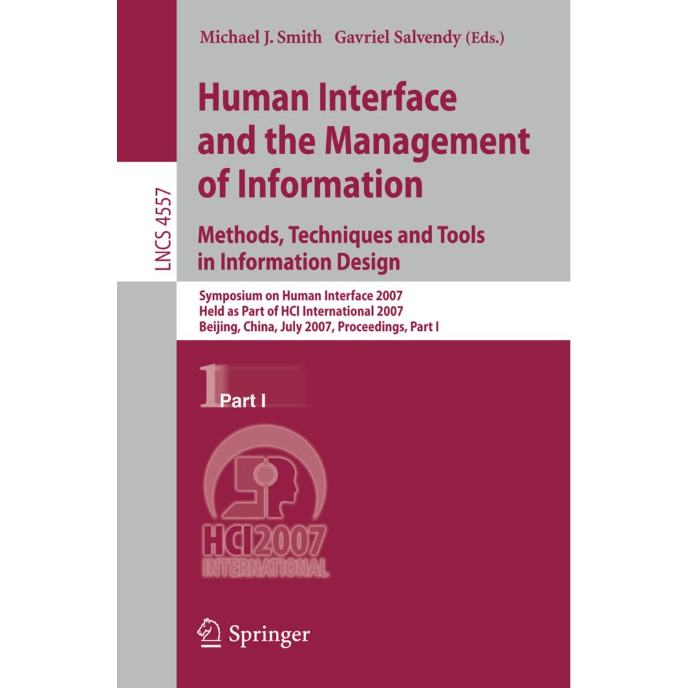Springer Human Interface and the Management of Information. Methods ...