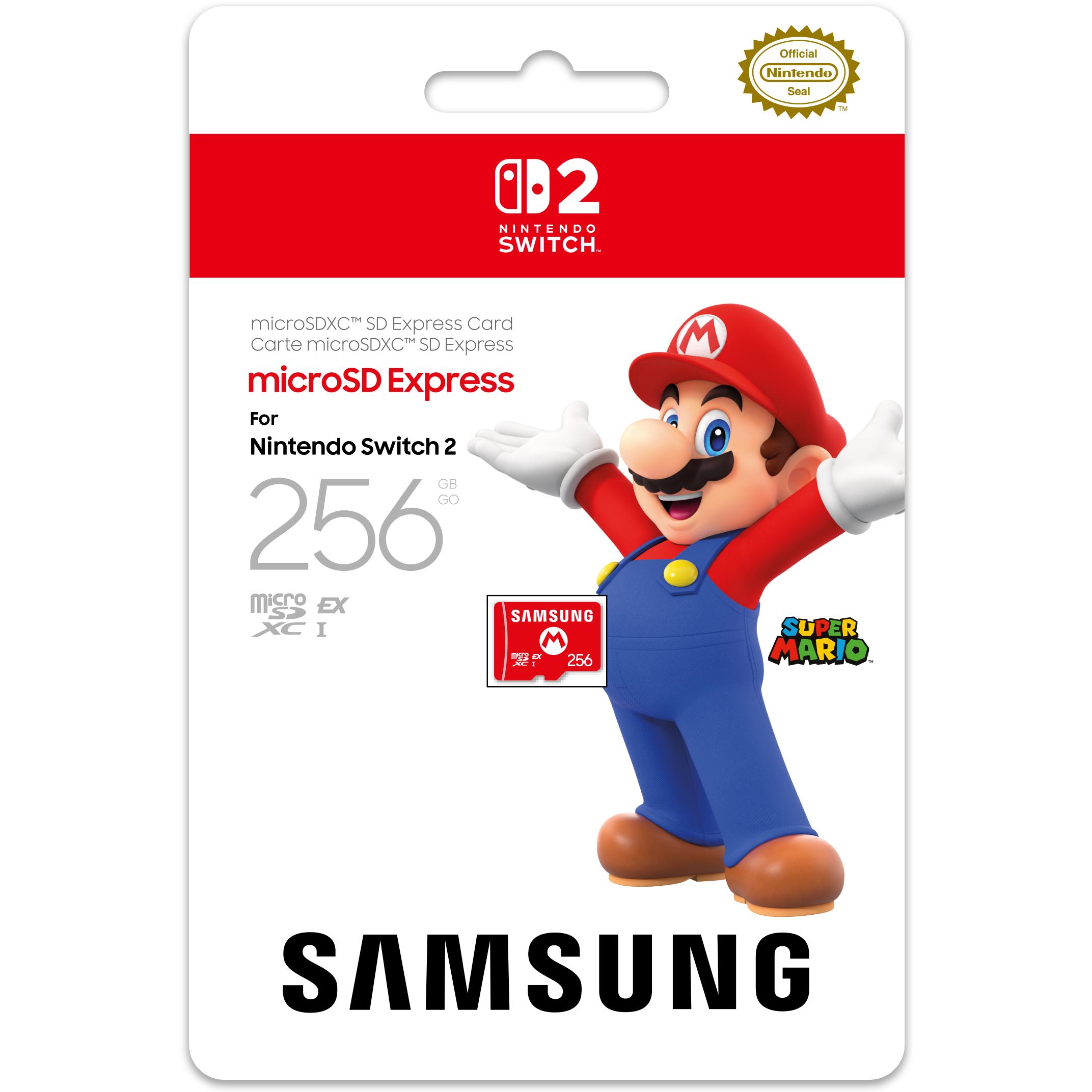 Nintendo Samsung microSD Express Card (256 GB, microSD Express, U3, UHS ...