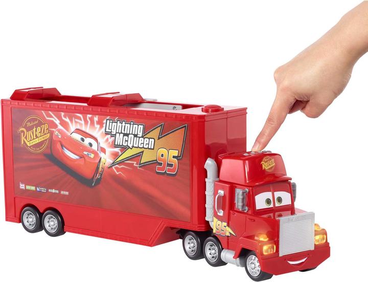 Mattel Disney Pixar Cars Track Talkers Mack Truck, Lightning McQueen's ...