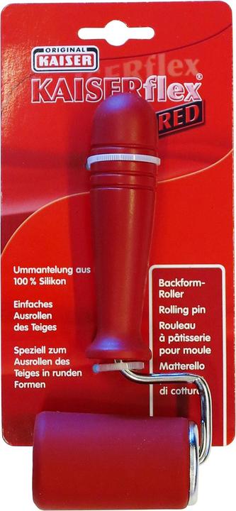 Kaiser Original Kaiserflex Red Teigausroller 4,5cm Teigrolle Silikon ...