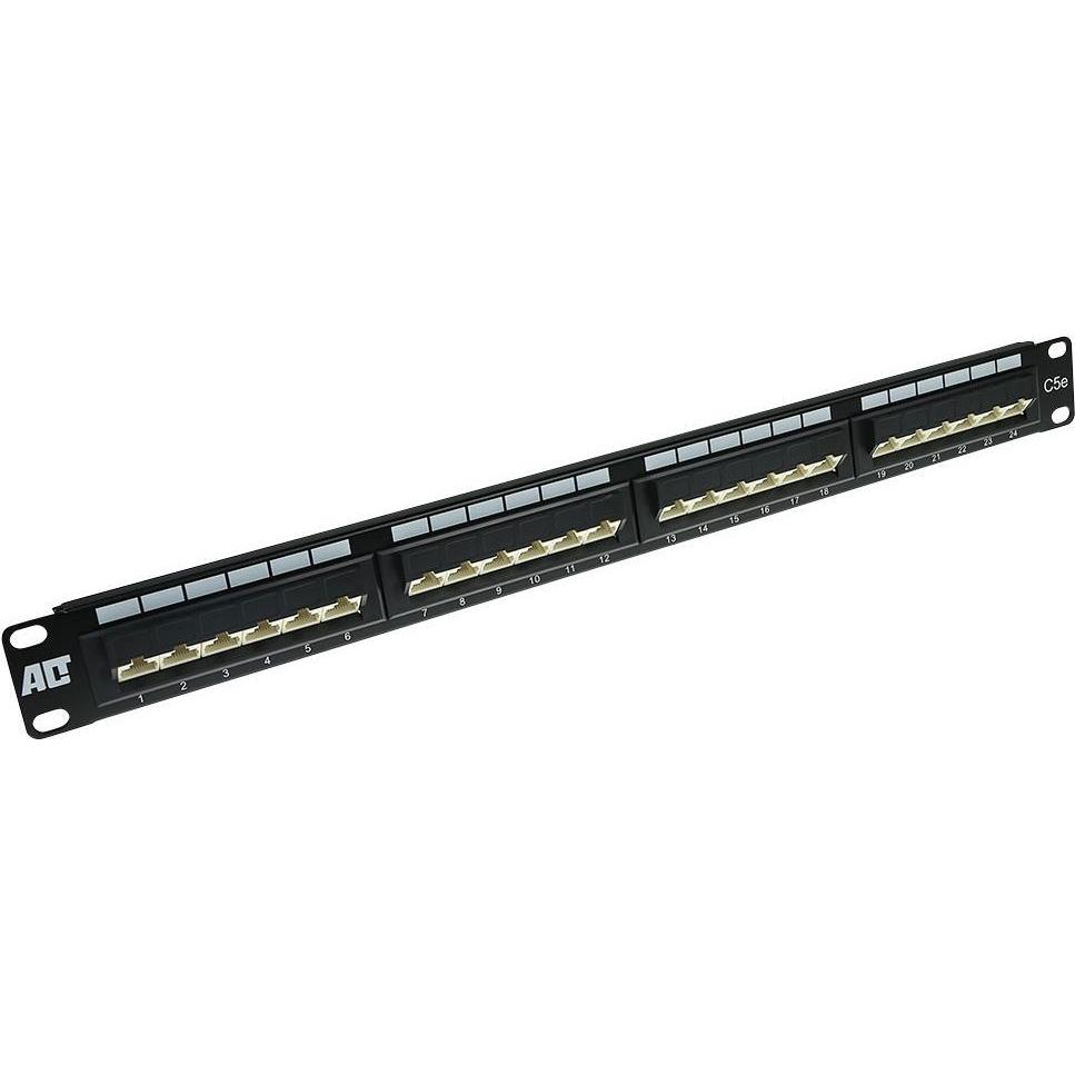 ACT Patchpanel 24 ports non blindés 45° CAT5E. Catégorie : CAT5E patch ...