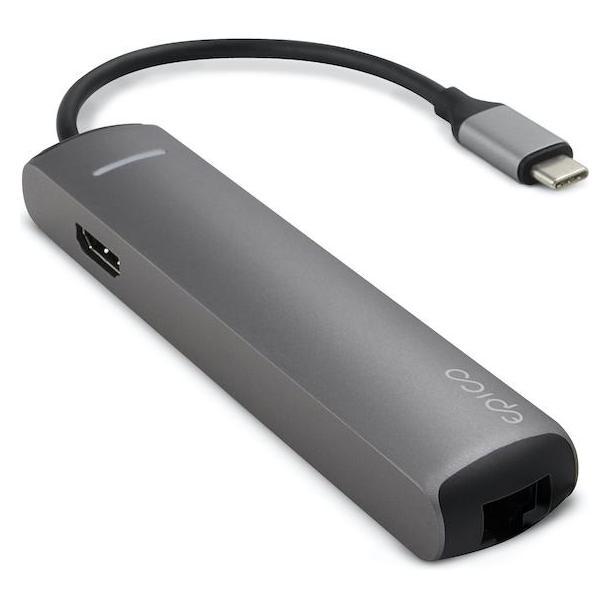 Epico USB Type-C HUB SLIM (4K HDMI & Eth - buy at Galaxus