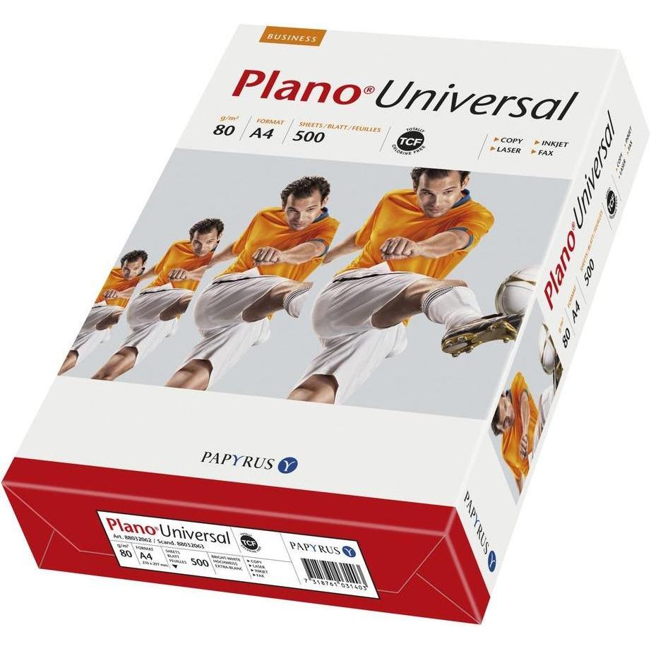 Plano Papier à copier Universal A4, blanc, 80 g/m², 2500 feuilles - Digitec