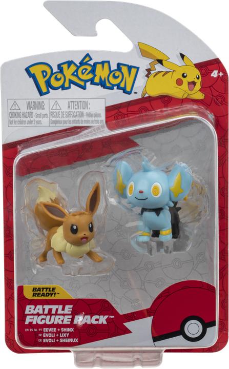 Jazwares Pokemon - Battle Figure Pack - Shinx & Eevee (PKW2647). - Galaxus