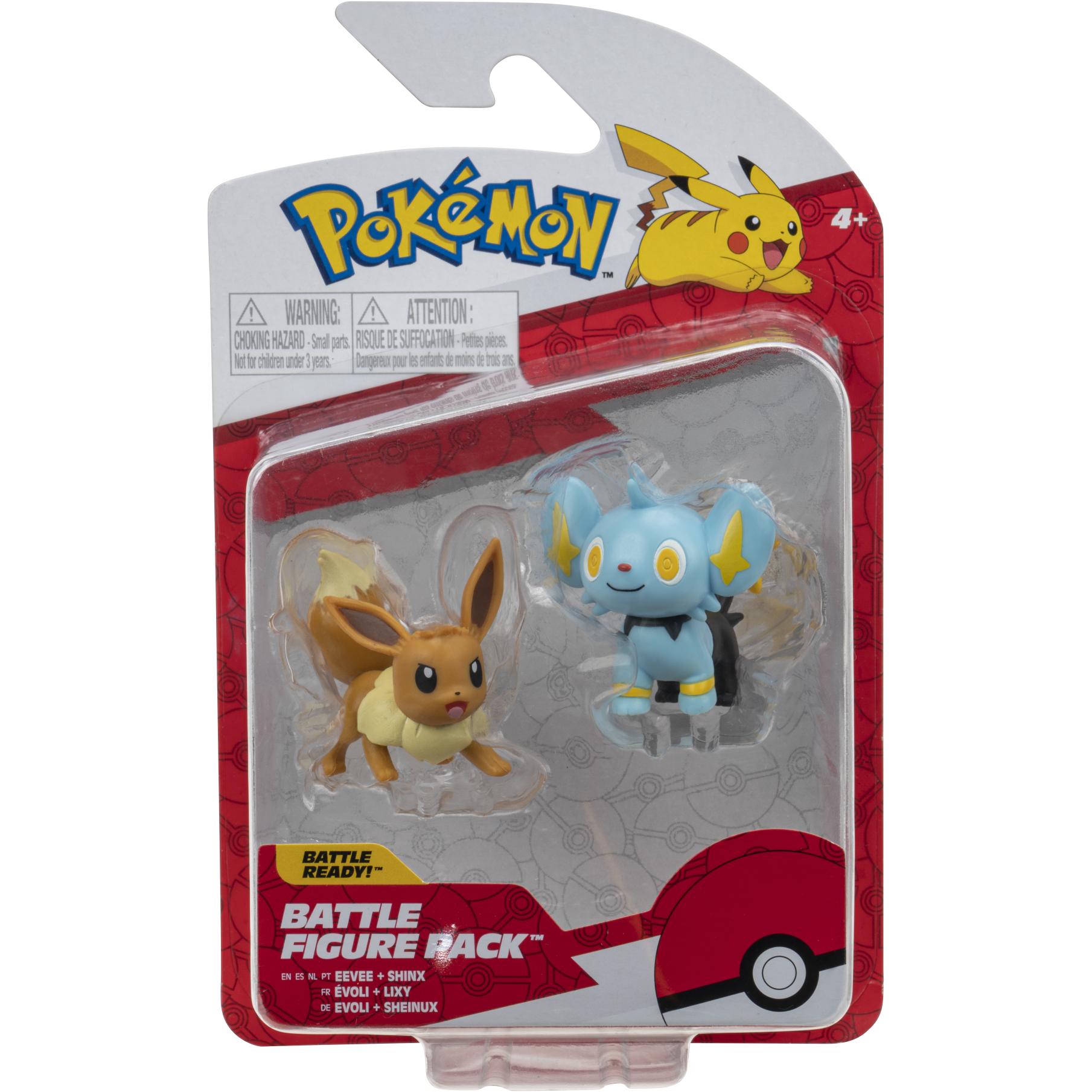 Jazwares Pokemon - Battle Figure Pack - Shinx & Eevee (PKW2647). - Galaxus