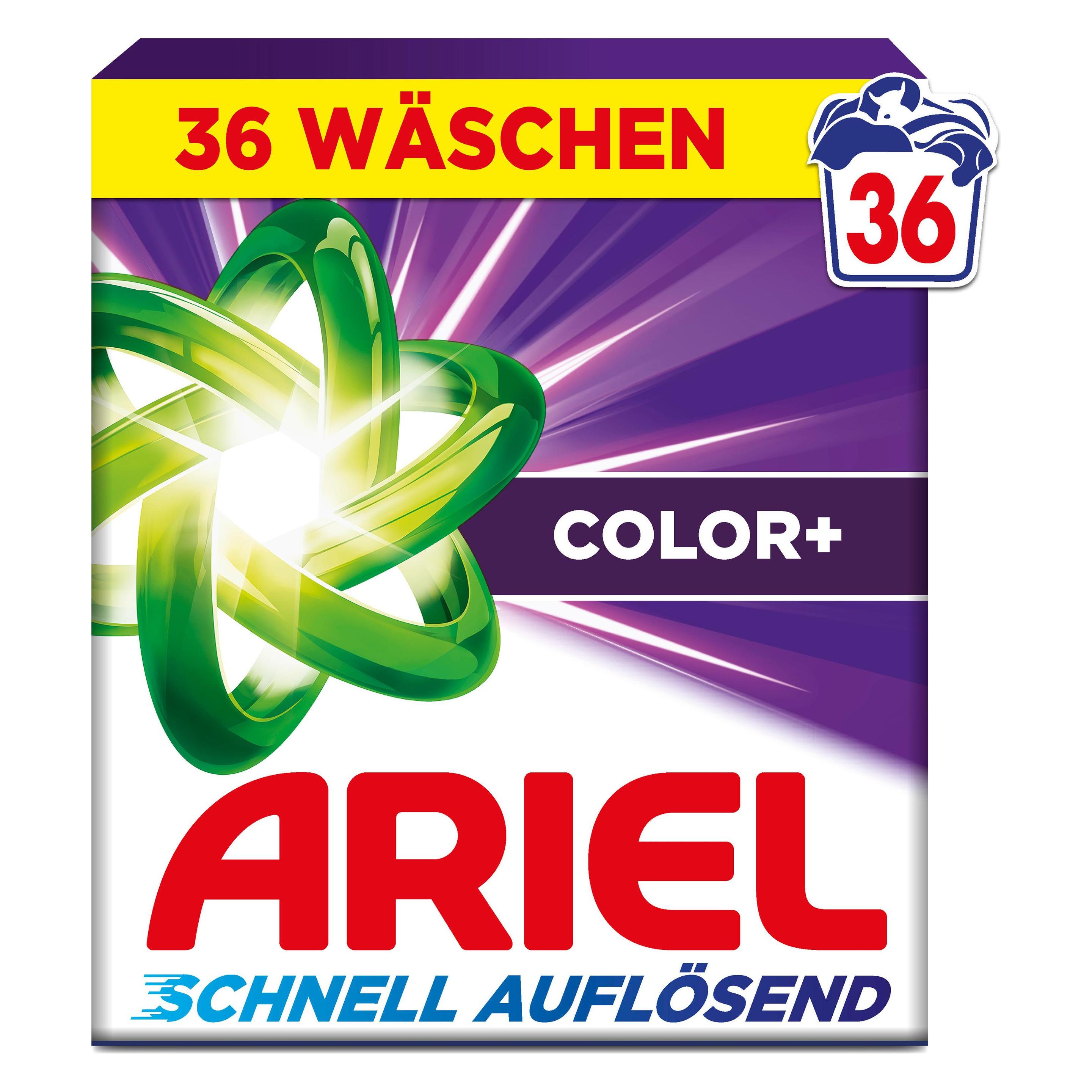 Ariel Color+ (36 Cycles de lavage, Lessive en poudre) - Galaxus