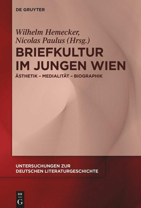De Gruyter Briefkultur im Jungen Wien - kaufen bei Galaxus