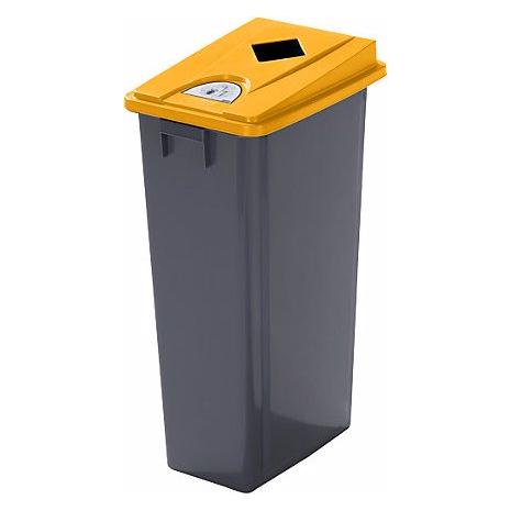 Probbax Plastic recyclable waste collector, capacity 80 l, square ...