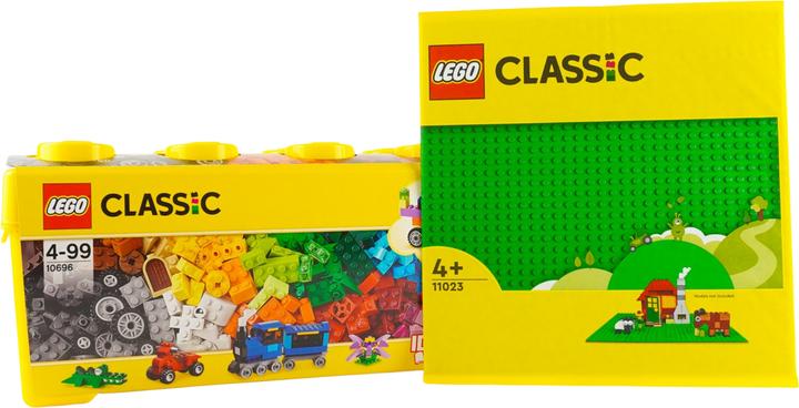 LEGO Classic Bausteine Box + 1 gruene Platte - 10696 NEU! Teile 485x ...